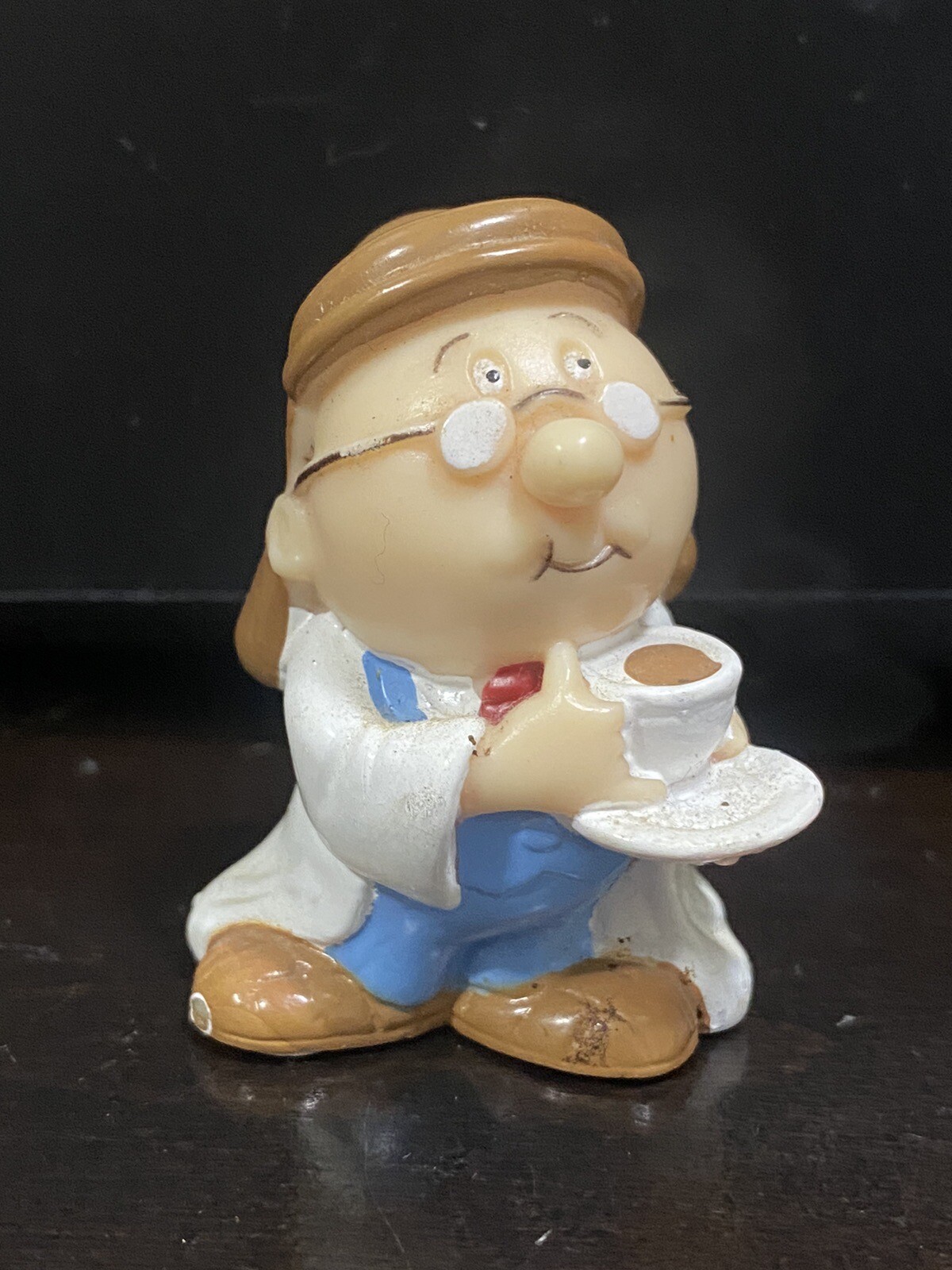 Vintage 1994 Lyons Tetley Tea Folk GAFFER 2.25" PVC Figure Advertising ...