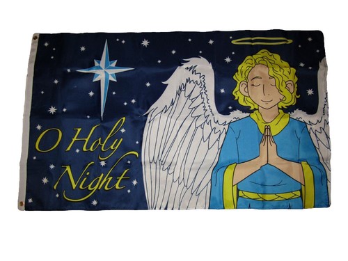 3x5 Merry Christmas O Holy Night Angel Holiday Premium Flag 3'x5 ...