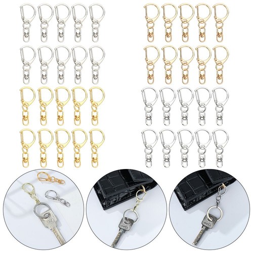 DIY KeyChain Collar Carabiner Snap Hook Bags Strap Buckles Lobster ...