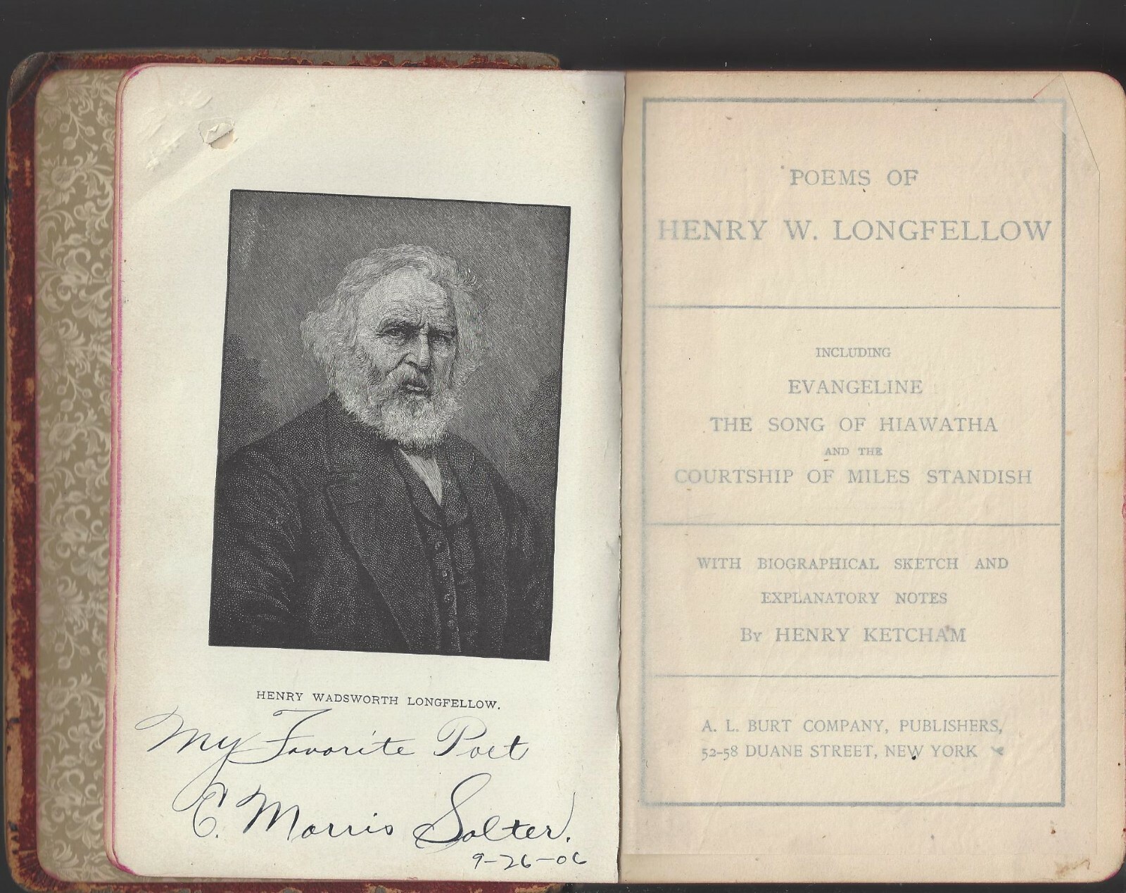 Poems of Henry W Longfellow & biographical sketch by Henry Ketcham ...