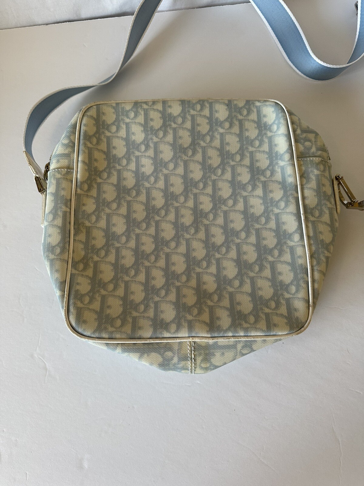 Christian Dior Baby Blue No.1 Messenger Sling Bag - Gem