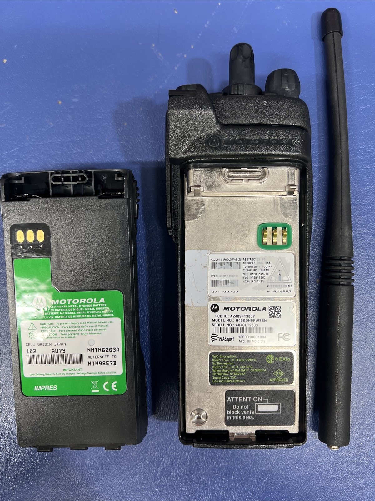 Motorola XTS2500 Model 3 VHF 136-174 MHZ P25 Q52 & Q53 F.P.P ...