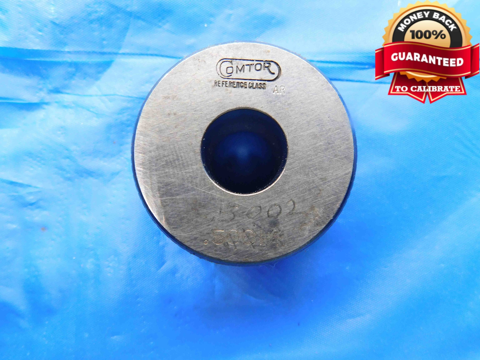 .5002 MASTER PLAIN BORE RING GAGE .5000 +.0002 OVERSIZE 1/2 12.705 mm ...