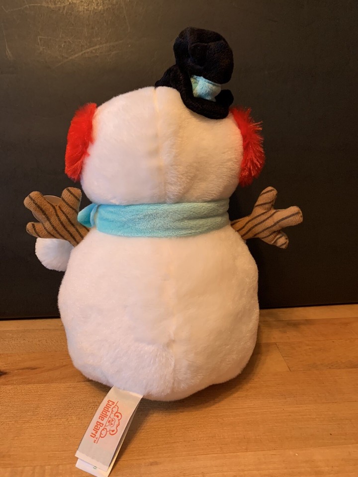 Christmas Snowman Plush Animation Sing & light up let it snows Cuddle ...