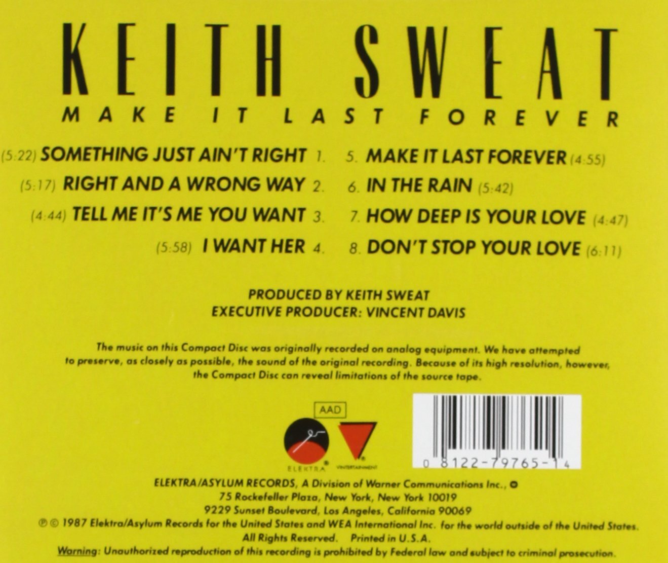 Make It Last Forever by Sweat, Keith (CD, 2011) for sale online | eBay