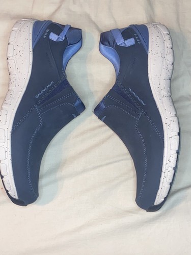 Clarks Wave Plateau Navy Nubuck Women’s Sz 11 Wide | eBay