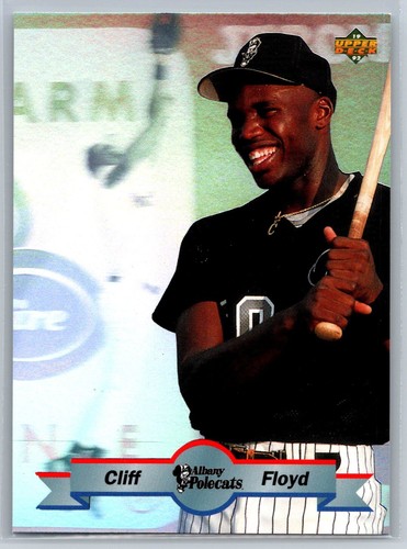 1992 Upper Deck Minor League Cliff Floyd Rookie Top Prospect Hologram ...