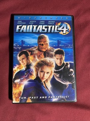 Fantastic 4 (DVD, 2005, Widescreen) Jessica Alba, Chris Evans-New ...