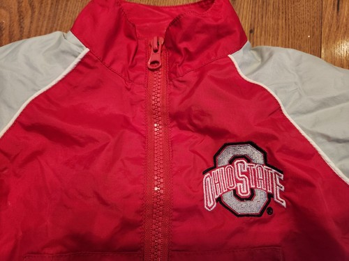 OHIO STATE BUCKEYES Kid Athlete Windbreaker Jacket INFANT 3/6 MONTHS ...