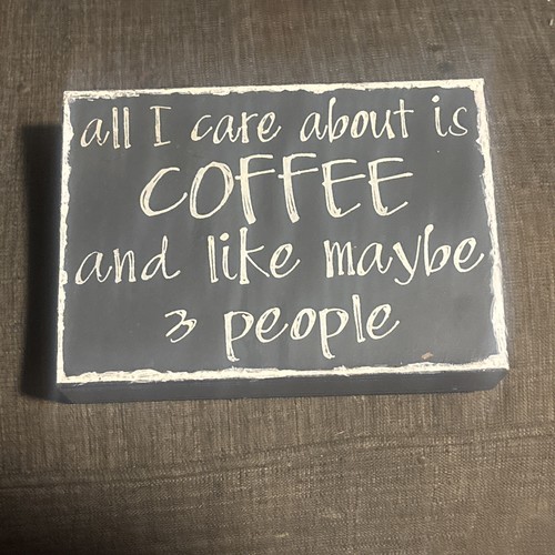 Office Desk Funny Sign For Coffee Lovers | eBay