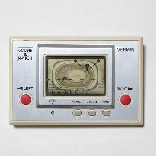Nintendo Game Watch Vermin MT-03 Handheld Game Console (Used, Working ...