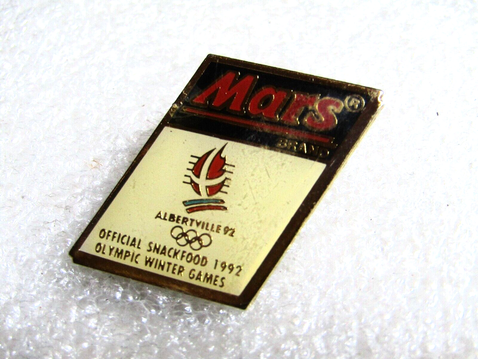 Pin badge - Mars brand Olympic Games Albertville 1992 | eBay