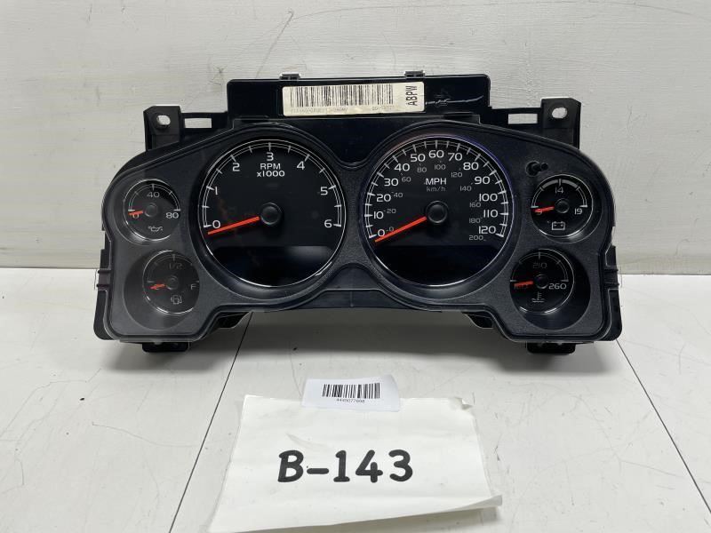 2012 CHEVROLET SUBURBAN 1500 SPEEDOMETER INSTRUMENT CLUSTER 384110 ...