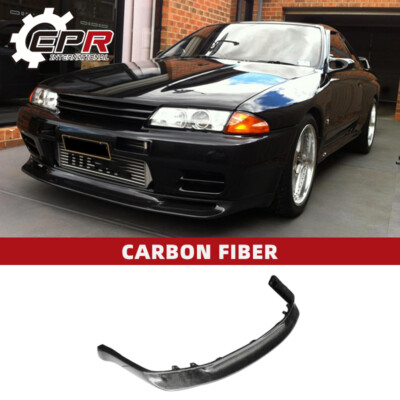 For Nissan Skyline R32 GTR JUN Style Carbon Front Lip kit(GTR front ...