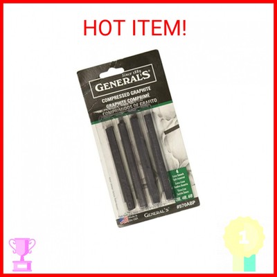 General Pencil Compressed Graphite Sticks 4/Pkg, Black - 2B, 4B & 6B | eBay