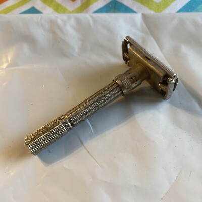 Vintage Gillette Slim Adjustable Safety Razor | eBay