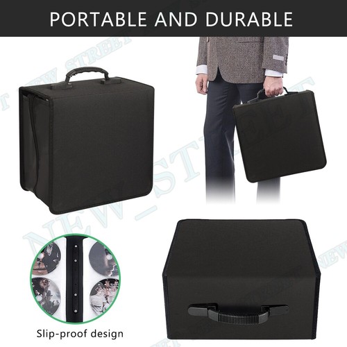 Portable 520 Disc CD DVD Case Wallet Sleeves Storage Holder Folder Bag ...