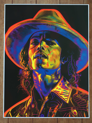 Michael Jackson Neon Poster 18x24in | eBay
