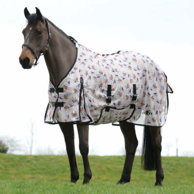 Saxon Mesh Fly Sheet Unicorn Print Standard Neck Weatherbeeta NEW | eBay