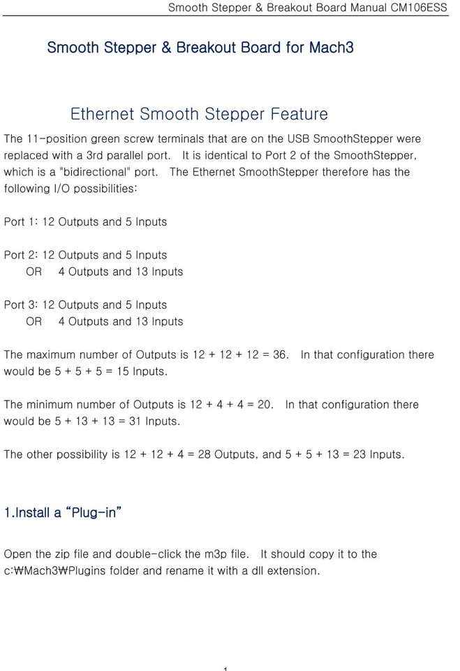 CNC Breakout Board+Ethernet Smooth Stepper, Mach3, Motion Controller ...