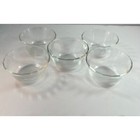 Vintage Pyrex Clear Custard Dessert Cups Scalloped 175 ML 6 FL OZ #463 ...