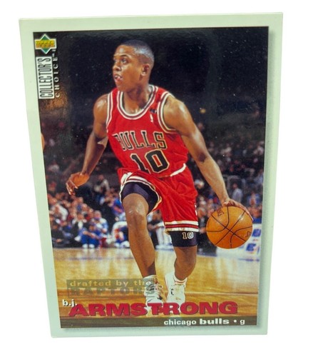 B.J. Armstrong NBA Trading Card Chicago Bulls Collectors Choice Upper ...