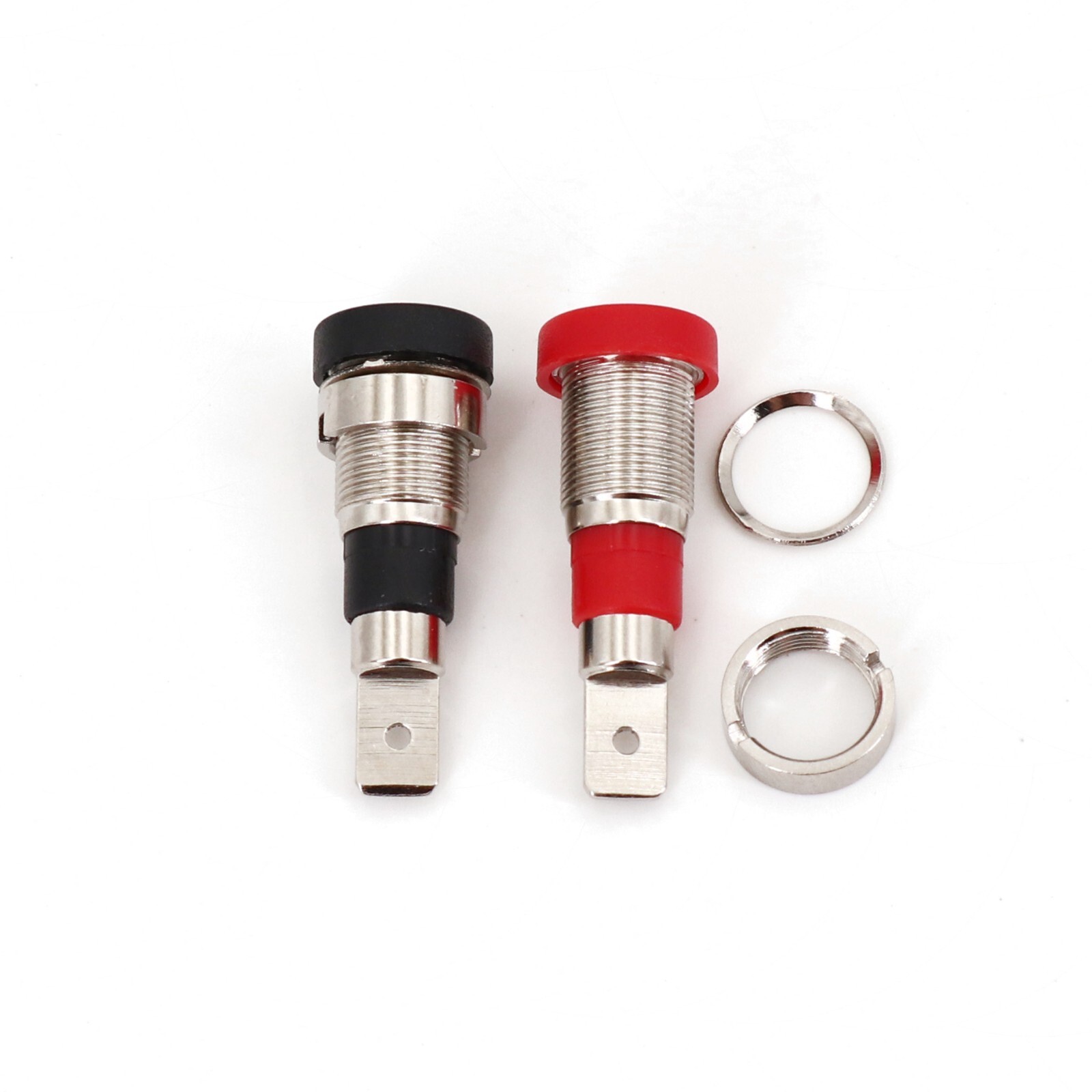 10Pcs Brass 4mm Banana Female Socket Panel Mount Test Jack Connector | eBay