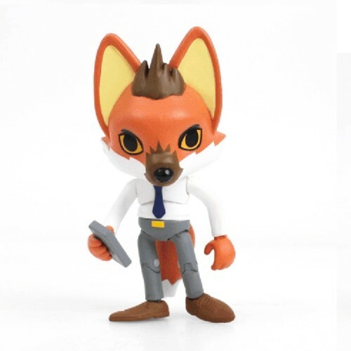 Aggretsuko Ookami 3" Action Vinyl w/Microphone & Amplifier. The Loyal ...