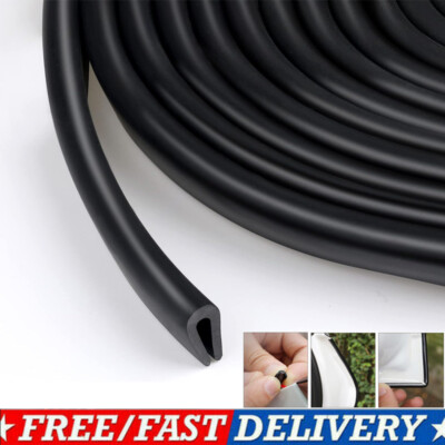 5M Car Door Boot Edge Protector Strip Trim U Shape Guard Seal Rubber ...
