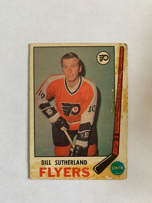 1969-70 O-Pee-Chee #172 Bill Sutherland - Philadelphia Flyers (inv.9 ...