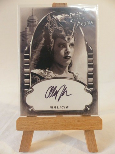 Star Trek Voyager Captain Proton autograph card PA9 Alissa Kramer as ...