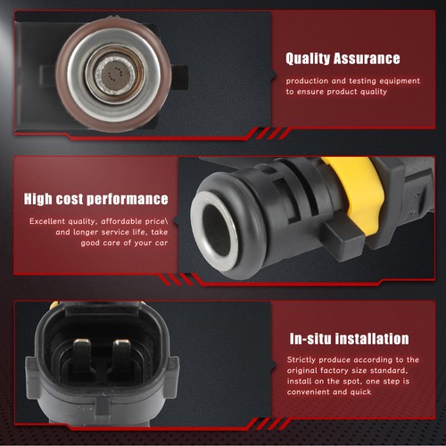 4 Pcs Fuel Injectors For Mini Cooper 1.6L 2007 2008 2009 2010-2016 ...