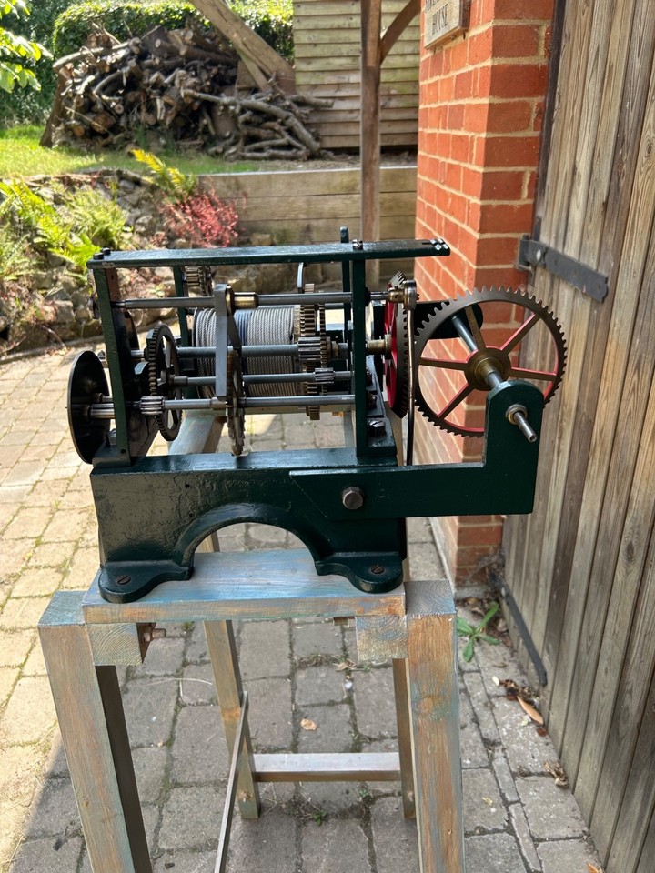 Turret clock movement. Made by Joyce of Whitchurch 1847. Perfect ...