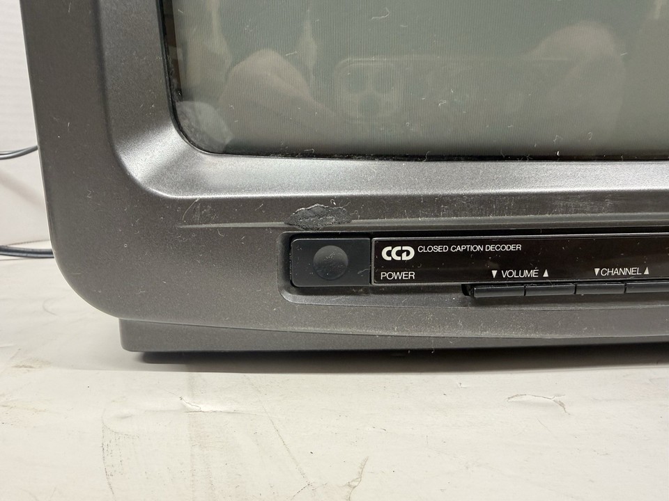 Emerson TC1375A 13" Retro Gaming CRT TV Coax Input, No Remote | eBay