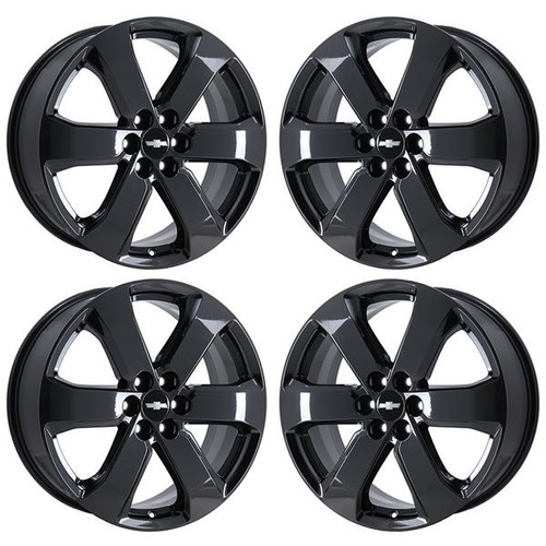 20" CHEVROLET TRAVERSE PVD BLACK CHROME WHEELS-C RIMS FACTORY OEM 5845 ...
