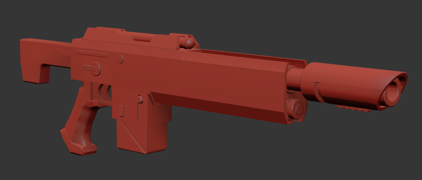 Warhammer 40k Darktide Lasrifle - Cosplay Prop - 3D Printed - Kit - DIY ...