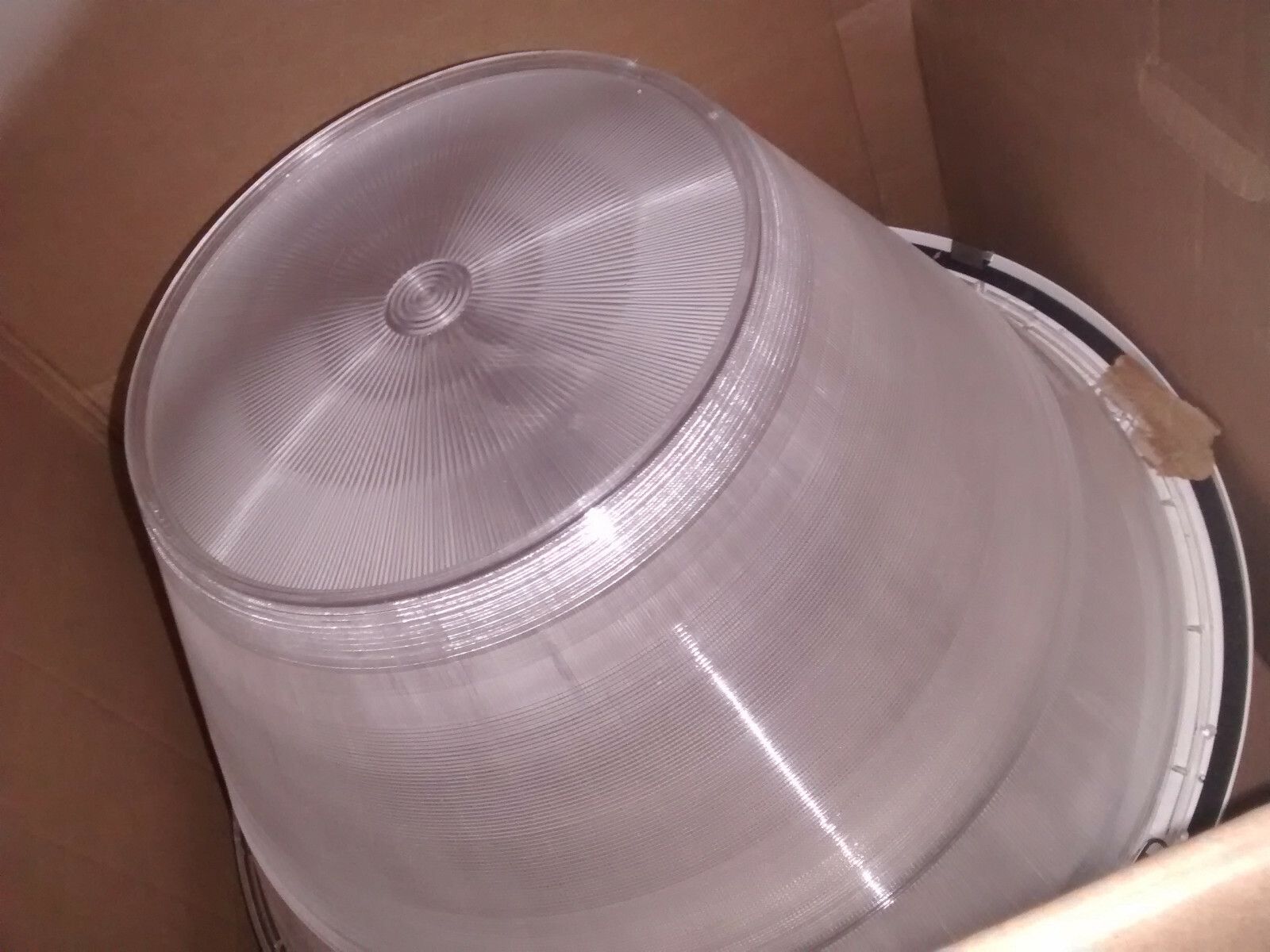 Hubbell Superwatt Pulse Start MH Fixture 400W High or Low Bay W/ LED ...