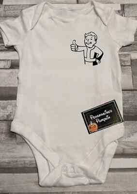 Fallout. Xbox. Baby Gamer. Baby vest. Humour. Cute. Nerd. Geek. Fallout ...