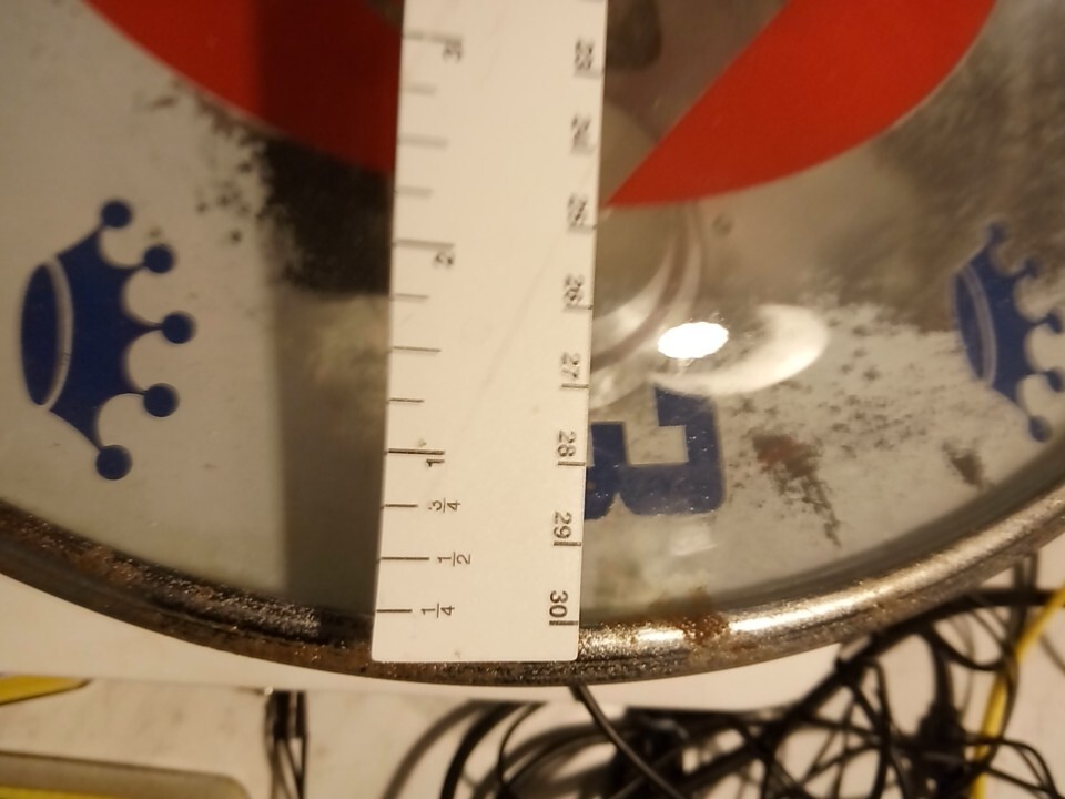 RARE Vintage Telechron Co Royal Crown Cola Clock / Lights & Glass Face ...