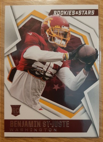 2021 PANINI ROOKIES & STARS BENJAMIN ST-JUSTE ROOKIE #195 WASHINGTON ...