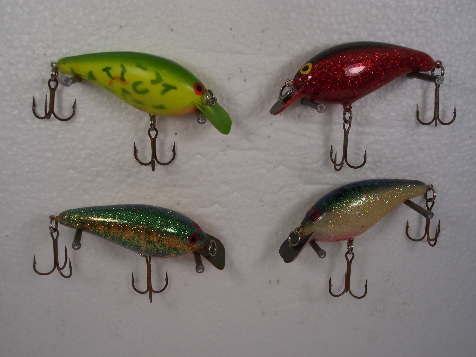 VINTAGE BILL NORMAN LITTLE N CRANK BAITS (KNOCKER) 1/2 OZ QTY (4) BN-13 ...