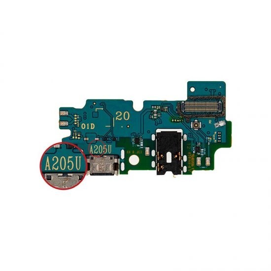 Charging Port Flex PCB Audio Jack Replacement for Samsung A20 (2019 ...