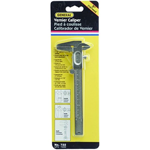 General Tools Metric and English Vernier Caliper #722 | eBay