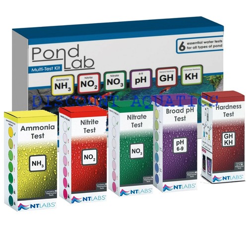 NT Labs Pond Water Test Kits PH Nitrite Nitrate Ammonia KH GH - Pondlab ...