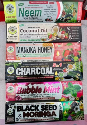 ORGANIC Tooth Paste-Al Riyan 8 Different Types Available | eBay