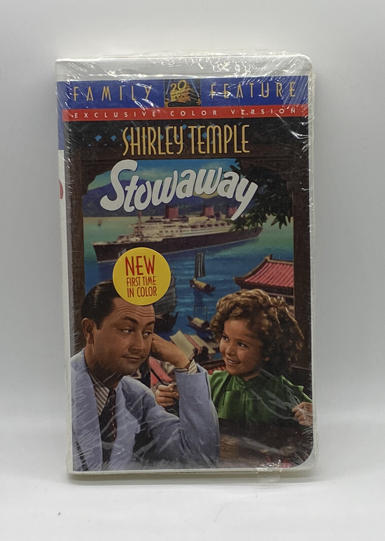 The Stowaway (VHS, 1995) Shirley Temple NEW/Sealed 86162858031| eBay