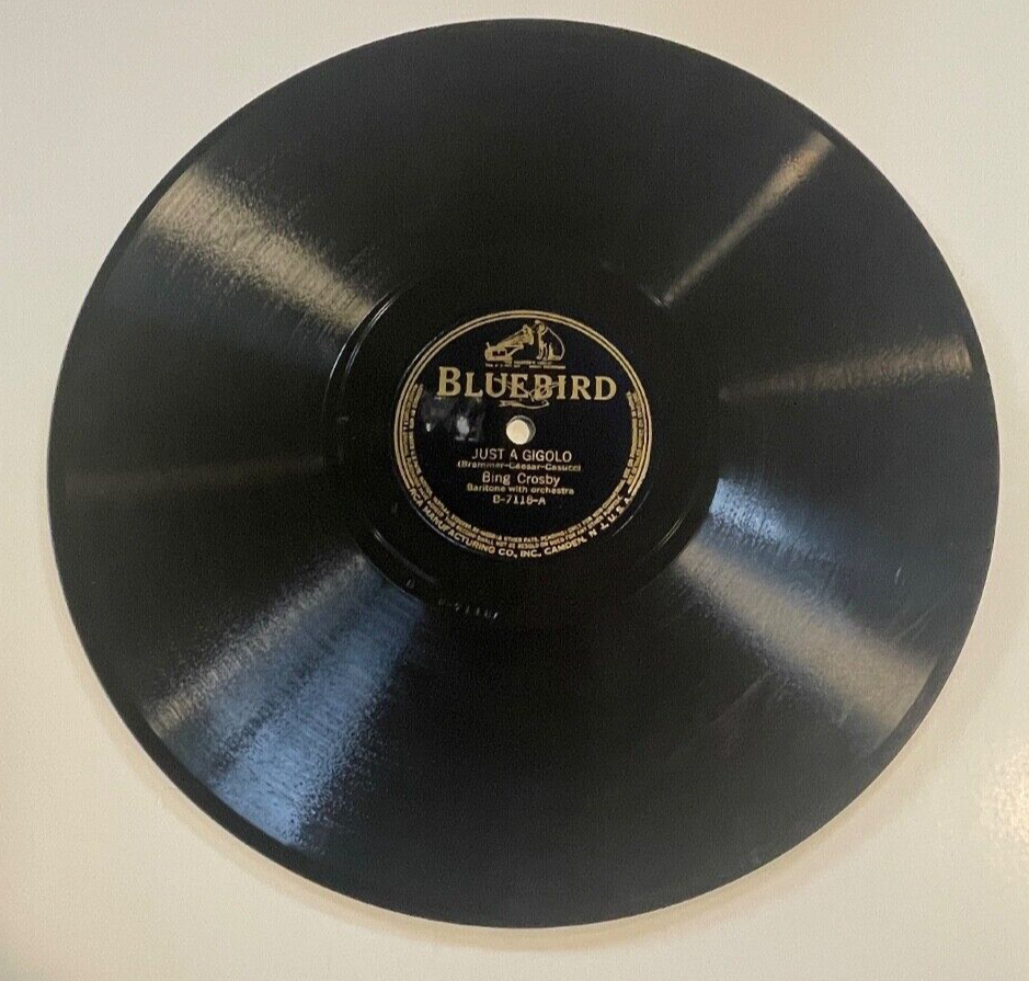 BING CROSBY JUST A GIGOLO / KUSS COLUMBO SWEET AND LOVELY BLUEBIRD-7118 ...