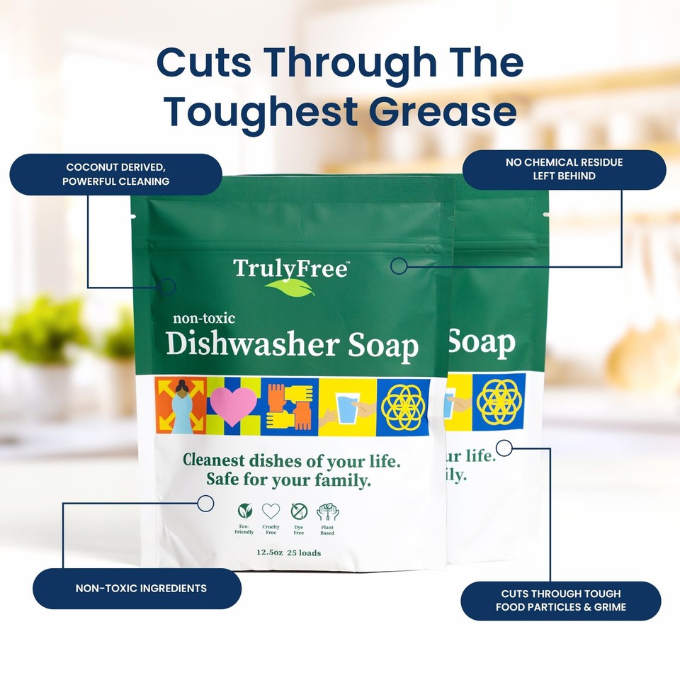 Dishwasher Detergent Powder | Natural Dish Detergent, Dishwasher Soap ...