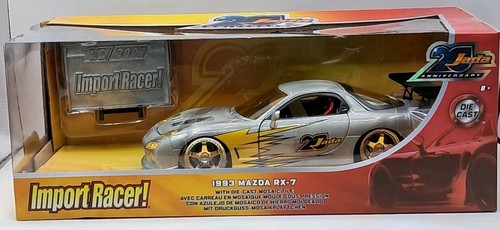 2019 Jada 1993 Mazda RX-7 20th Anniversary Import Racer Silver 1/24 ...