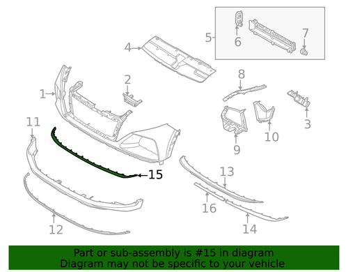 Genuine Hyundai Lower Molding 86569-CW000 | eBay